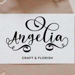Manila Font, Script Font, Beautiful Font, Vintage Font, Retro Font ...