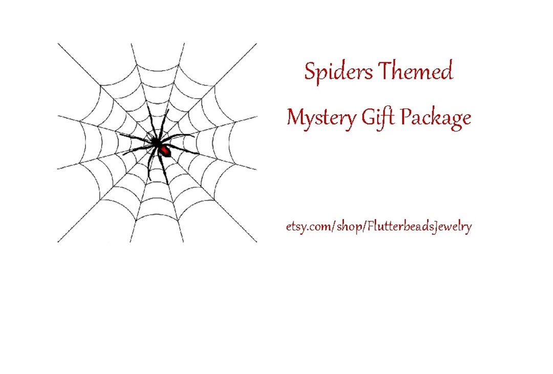 Spiders Themed Mystery Package Surprise Items Mixed Items - Etsy