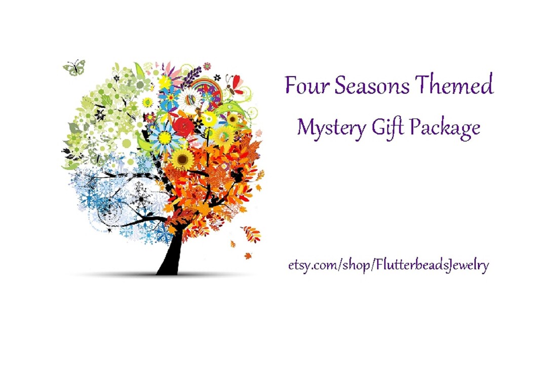 Four Seasons Themed Mystery Package, All Seasons, Mixed Items, Jewelry ...