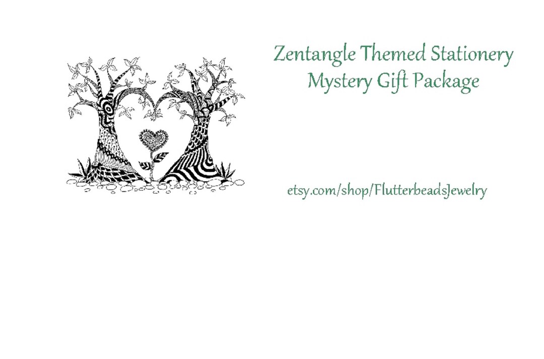 Zentangle Themed Stationery Mystery Packages, Over 35 Themes, Gift Tags ...