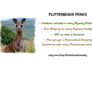 Kangaroo Themed Mystery Package, Mixed Items, Necklaces, Plush Animals ...