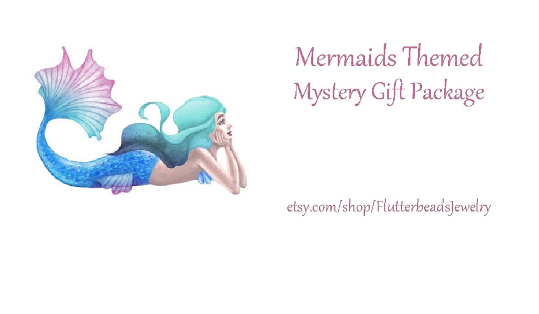 Mermaids Themed Mystery Package, Surprise Items, Mixed Items, Gift Tags ...