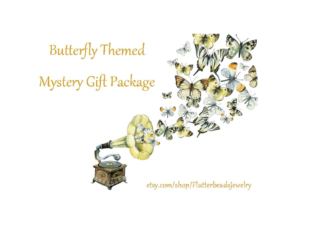 Butterfly Themed Mystery Package, Surprise Items, Mixed Jewelry Items ...