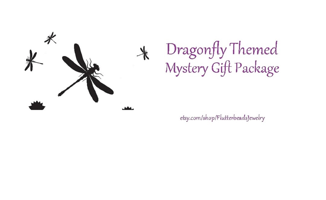 Dragonfly Themed Mystery Package, Mixed Jewelry Items, Necklaces, Gift ...