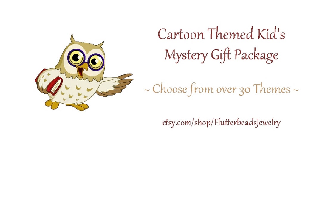 Cartoon Themed Kids Mystery Package, Choose From Over 30 Themes, Mixed ...