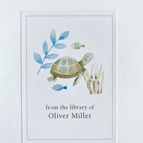 Personalized Bookplates Children - Etsy