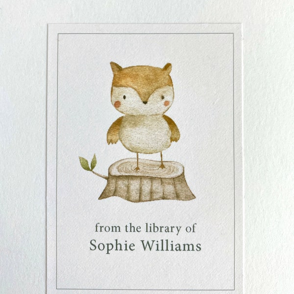 Personalized Bookplates Children - Etsy