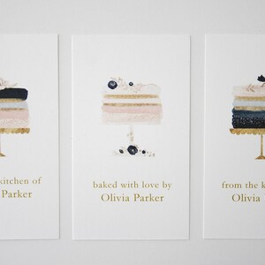 From the Kitchen of Tags, Set, Personalized Baking Cards, Gift ...