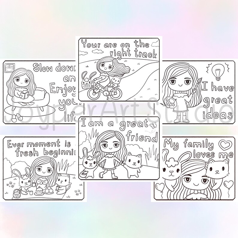 24 Mental Health Coloring Pages, Coloring Pages for Kids and Adults ...