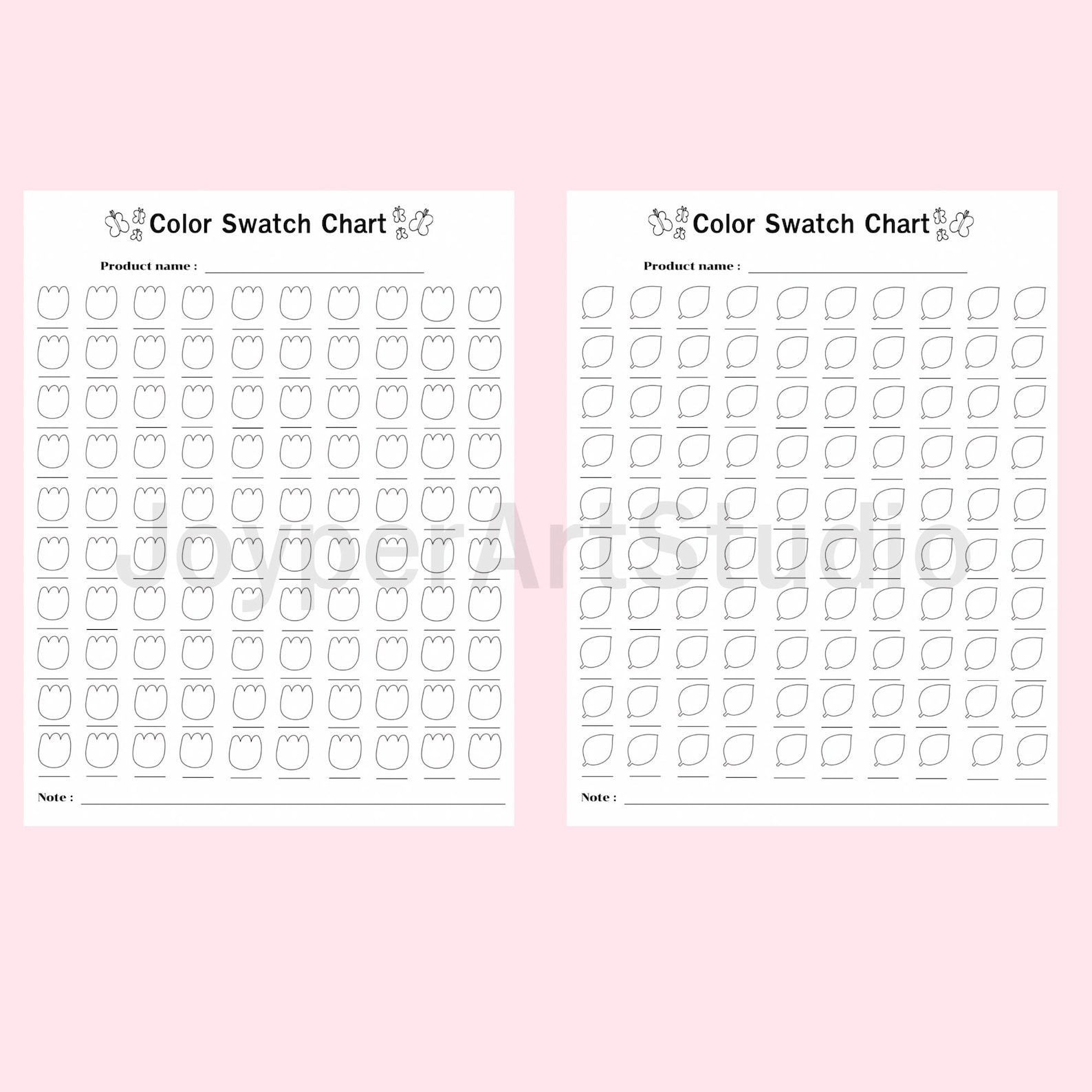 Coloring Swatch Chart: Alcohol Marker Color Palette (digital Download ...