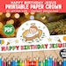 Happy Birthday Jesus Bible Activity Coloring Placemat, Christmas Sunday ...