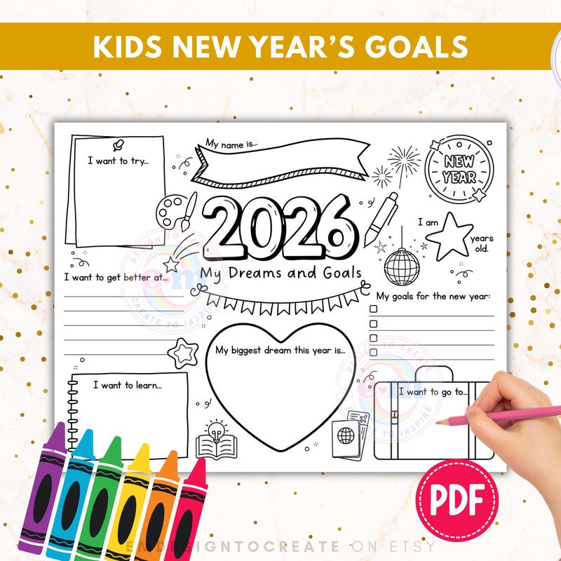 2026 Pdf Resolutions - Etsy