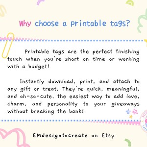 Church Gift Tags PRINTABLE, Generic Gift Tags for Church - Appreciation ...