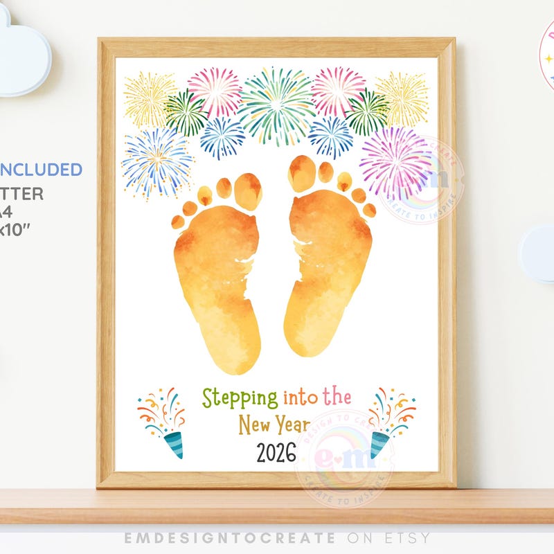 2026 Footprint Art - Etsy UK