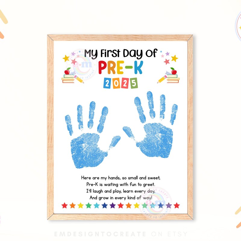 Handprint Art - Etsy