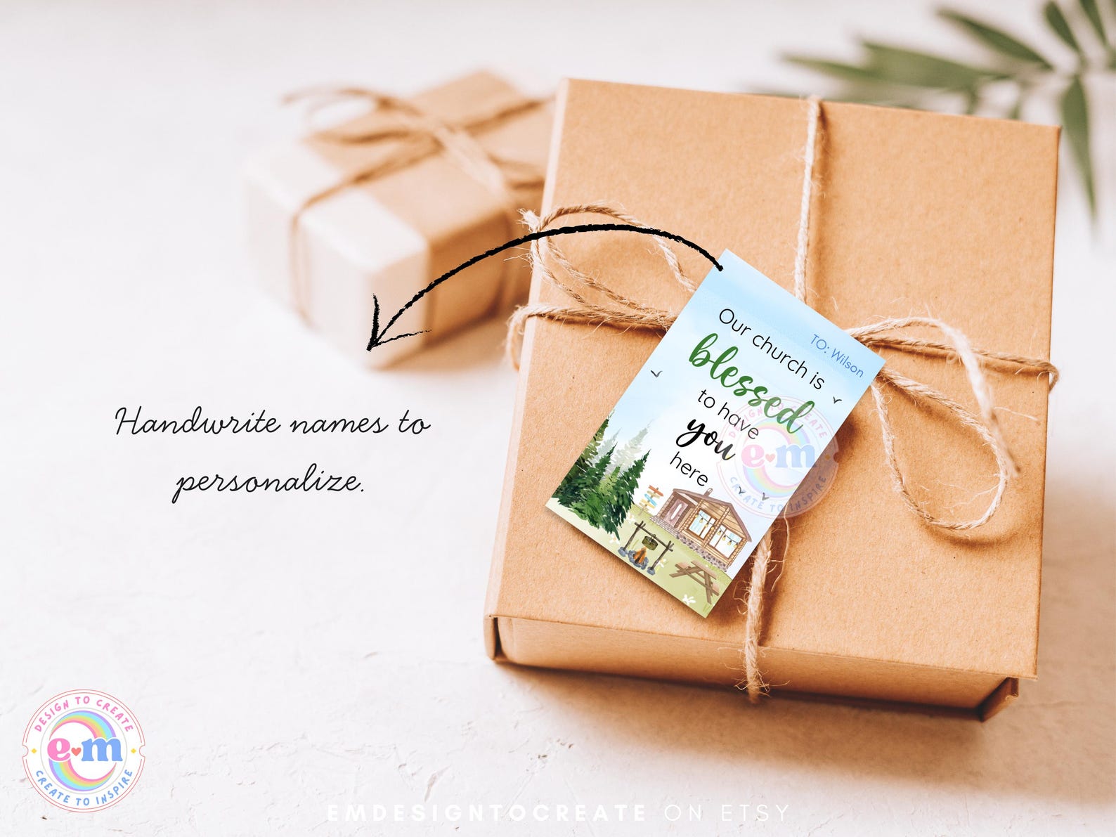 Church Gift Tags PRINTABLE, Generic Gift Tags for Church - Appreciation ...