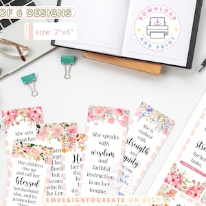 PRINTABLE Mother's Day Bookmarks, Bible Verse Bookmarks for Women ...