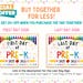First Day of Pre-k Sign, PRINTABLE First Day of School Sign, 2025 Back ...