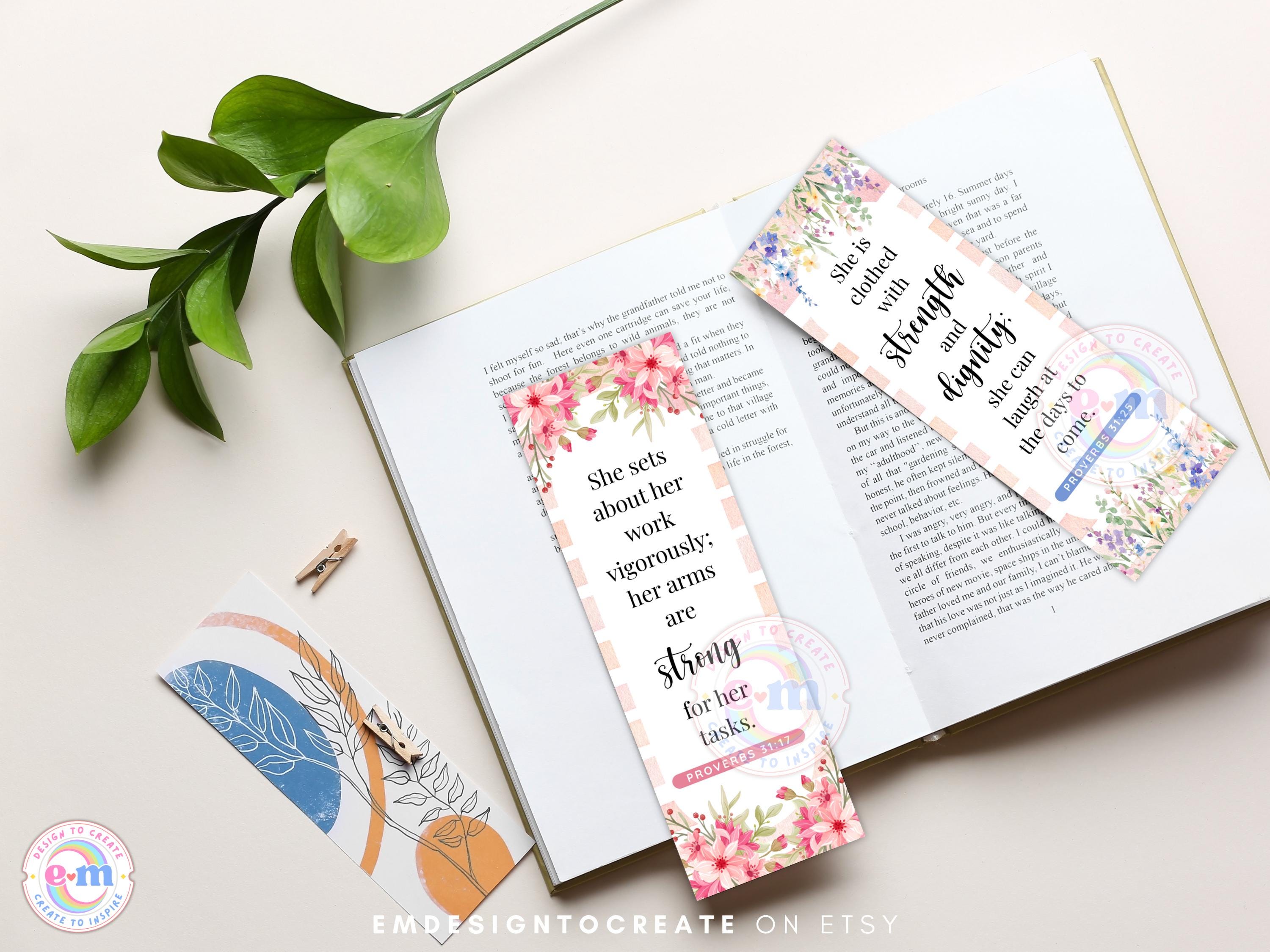 PRINTABLE Mother's Day Bookmarks, Bible Verse Bookmarks for Women ...