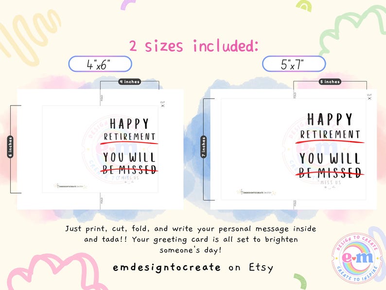 Funny Happy Retirement Card, Printable Retirement You Will Be Missed ...