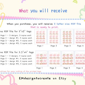 PRINTABLE Happy Mother's Day Gift Tags, Mother's Day Tags for Church ...