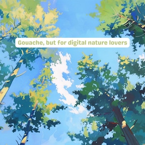 Procreate Brushes: Nature's Gouache, 55 Realistic Gouache Brushes for ...