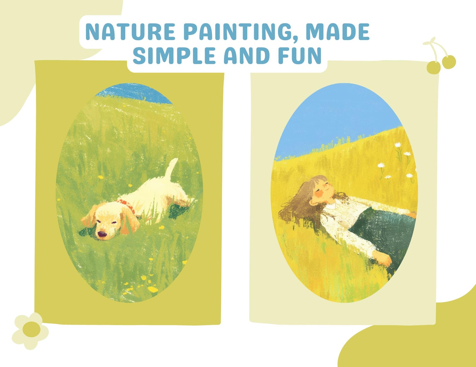 Procreate Brushes: Nature's Gouache, 55 Realistic Gouache Brushes for ...