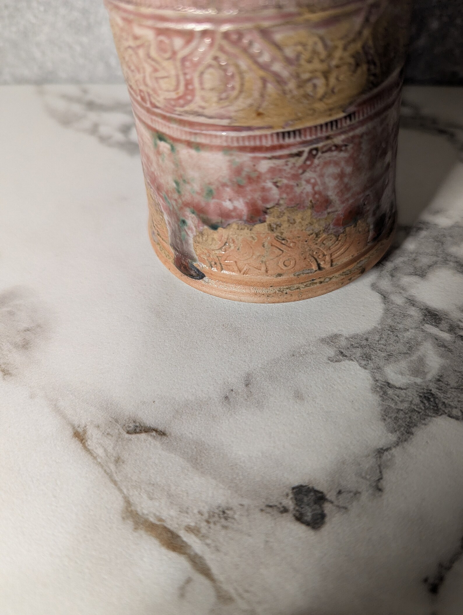 Lisa Tevia-clark Ceramic Vase Signed by Artist Pottery Hand-made and ...