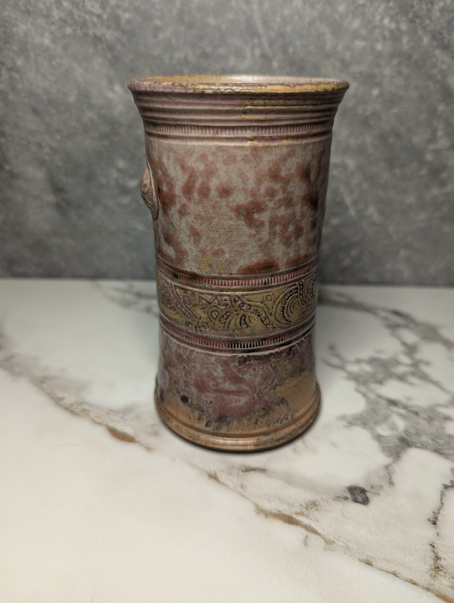 Lisa Tevia-clark Ceramic Vase Signed by Artist Pottery Hand-made and ...