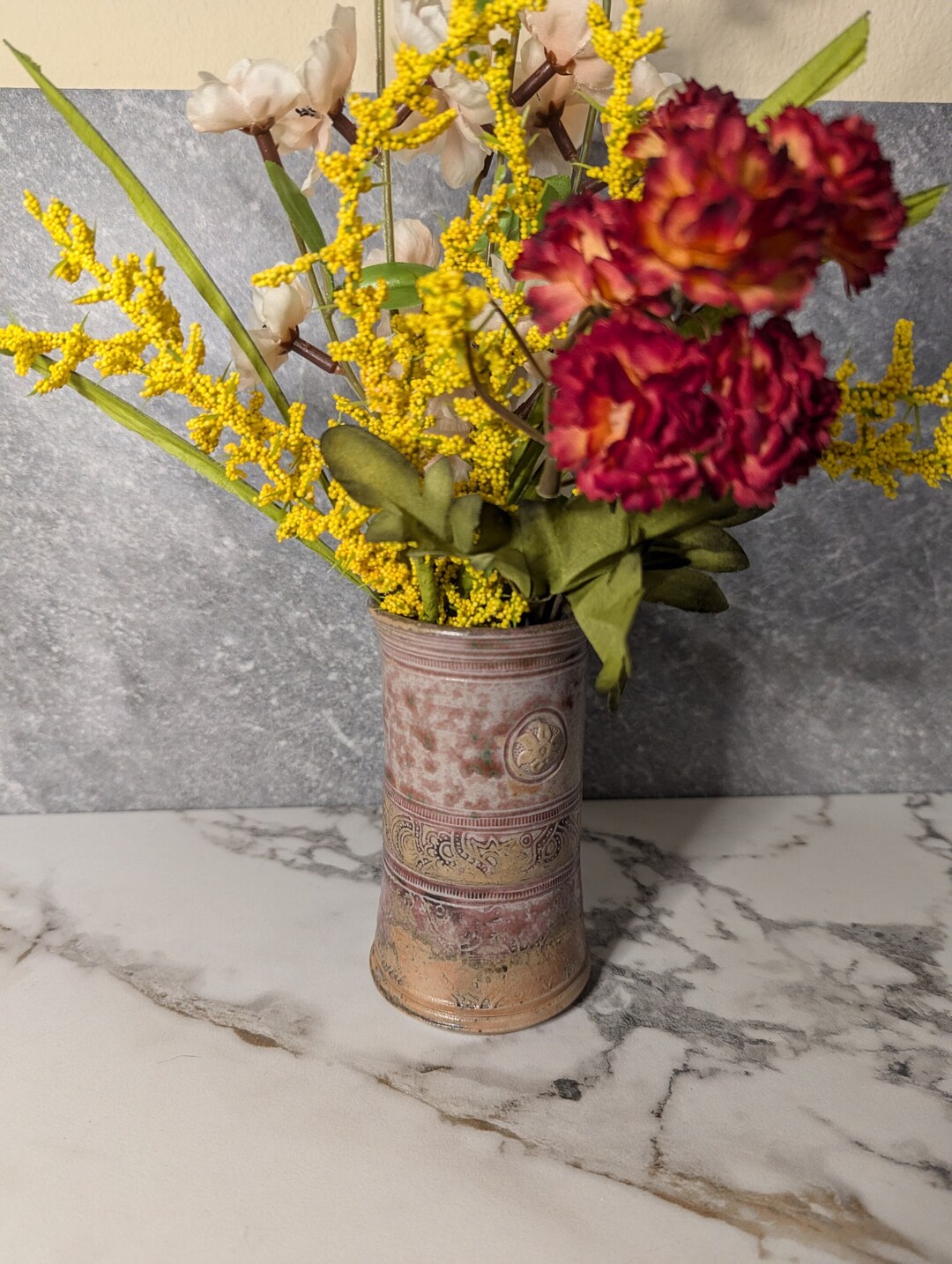 Lisa Tevia-clark Ceramic Vase Signed by Artist Pottery Hand-made and ...