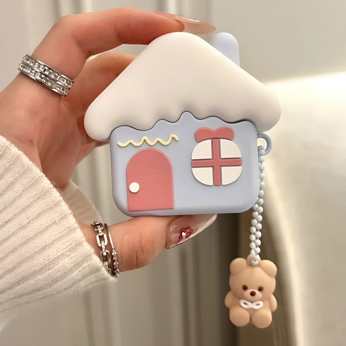 Snow House Dog Design AirPod Case Custom AirPod Case for Gen 1/2/3 ...