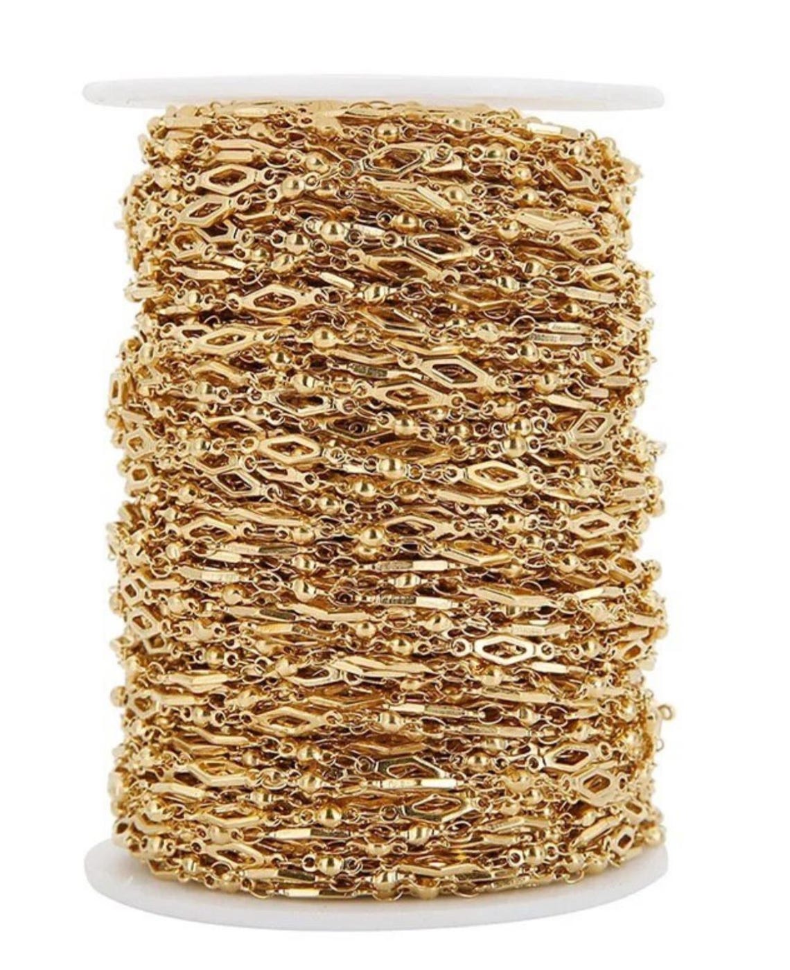 18K Gold Diamond Shape Chain/rhombus Link Chain/wholesale Chains for ...