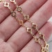 14k Gold Plated Brass Chain/clover Chain/clover Necklace/chain for ...