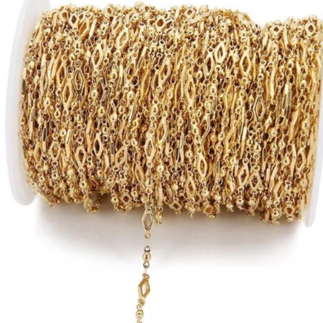 18K Gold Diamond Shape Chain/rhombus Link Chain/wholesale Chains for ...