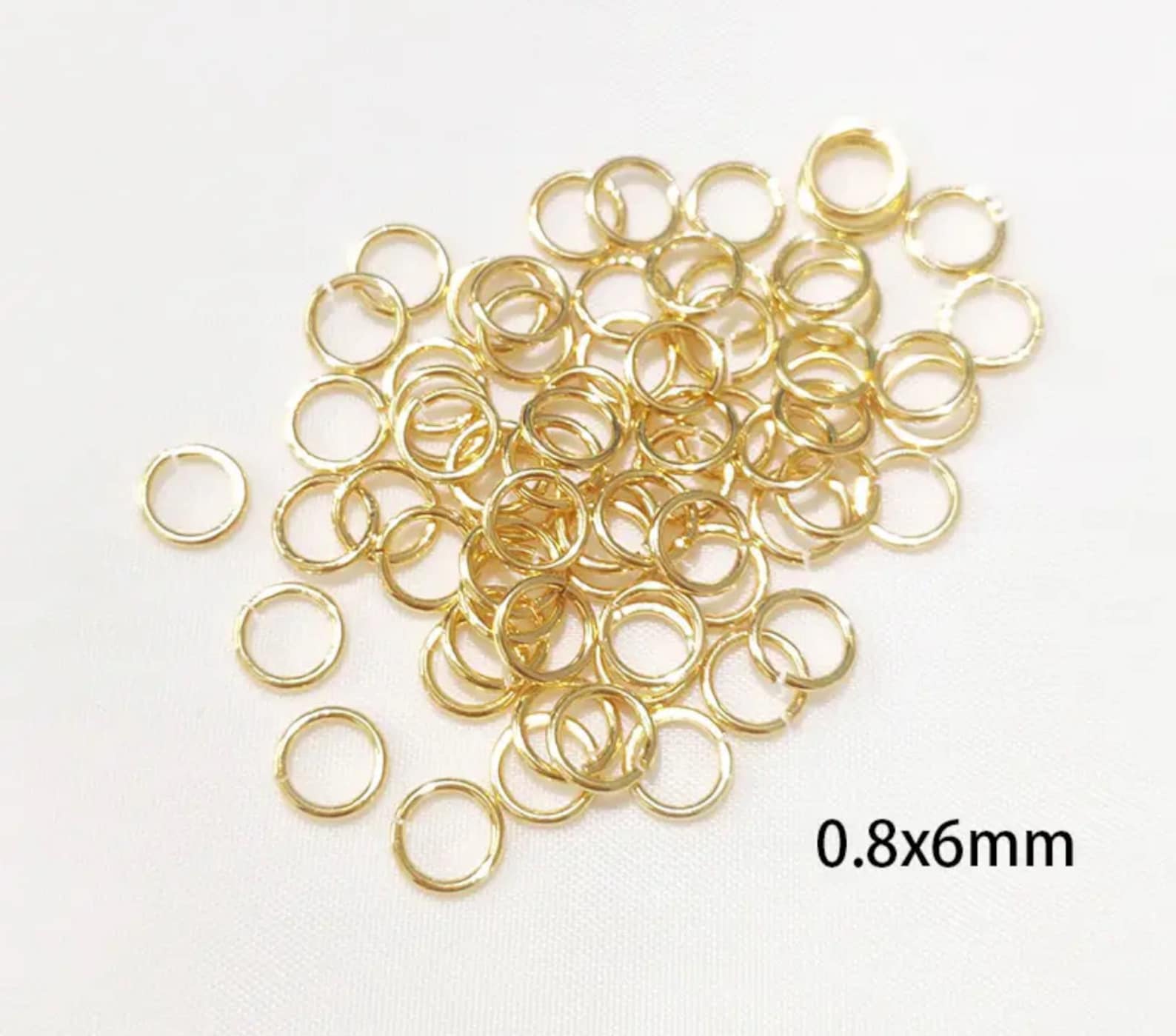 14k Gold Filled Jump Rings/gold Fill Connectors/jump Rings/wholesale ...