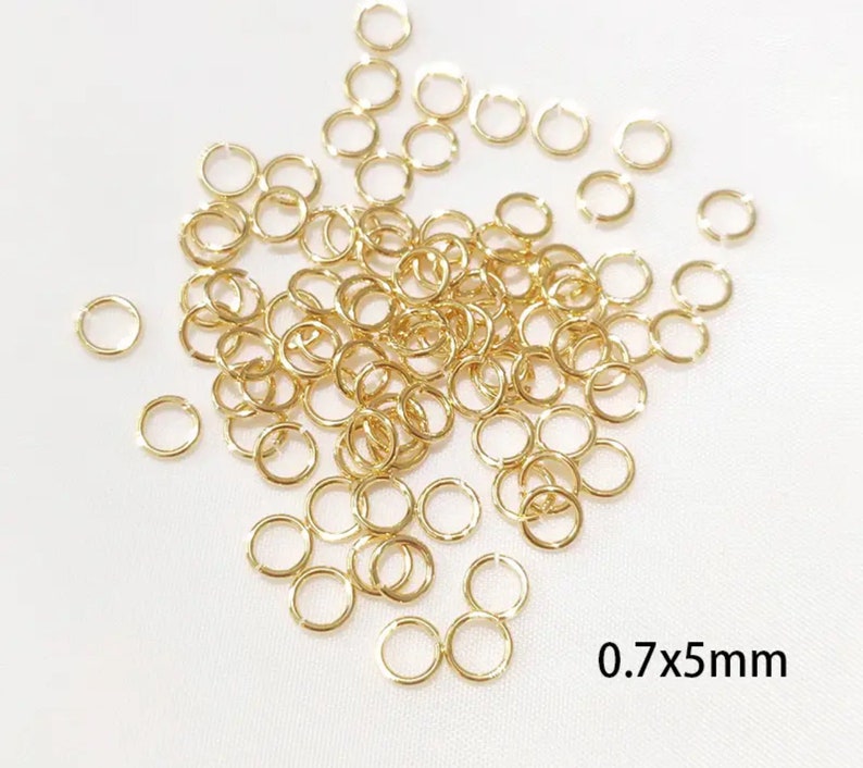 14k Gold Filled Jump Rings/gold Fill Connectors/jump Rings/wholesale ...