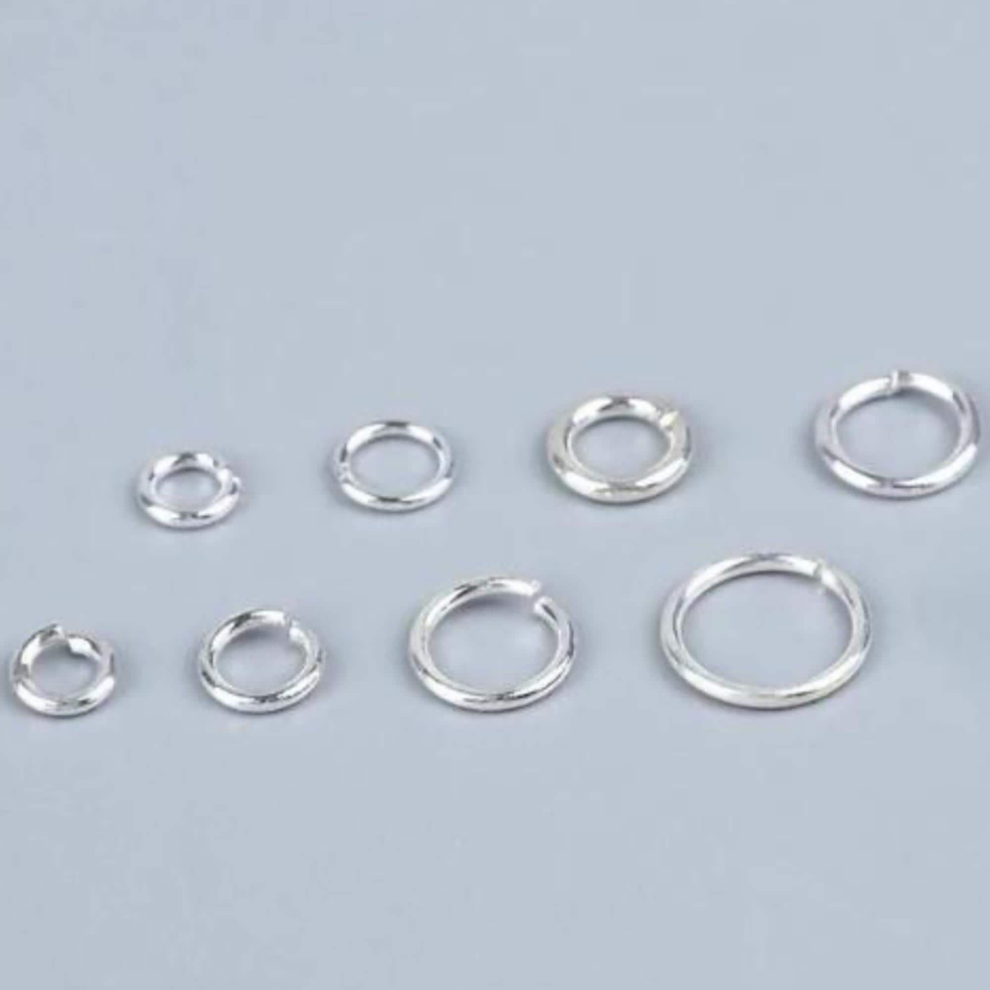 20pcs-925 Sterling Silver Open Jump Rings/sterling Silver Connectors ...