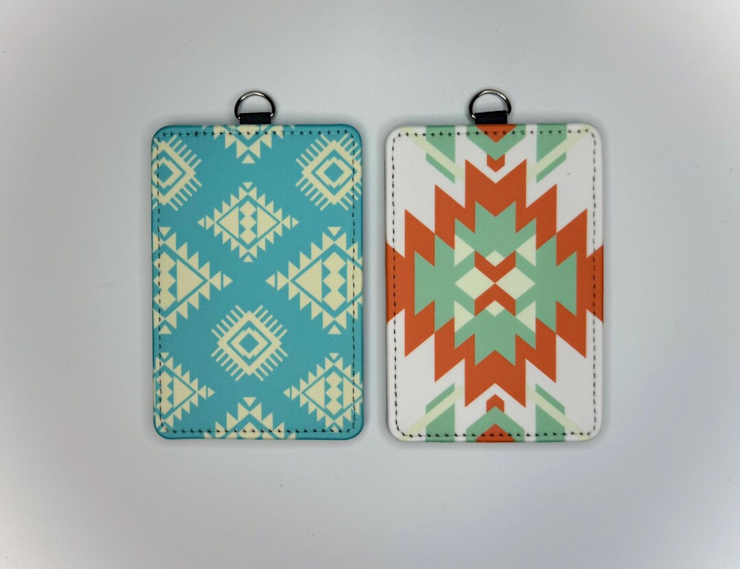 Southwestern ID Badge Holders - Etsy