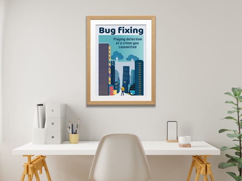 Funny Programmer Wall Art for Office Computer Nerd Computer Programmer ...