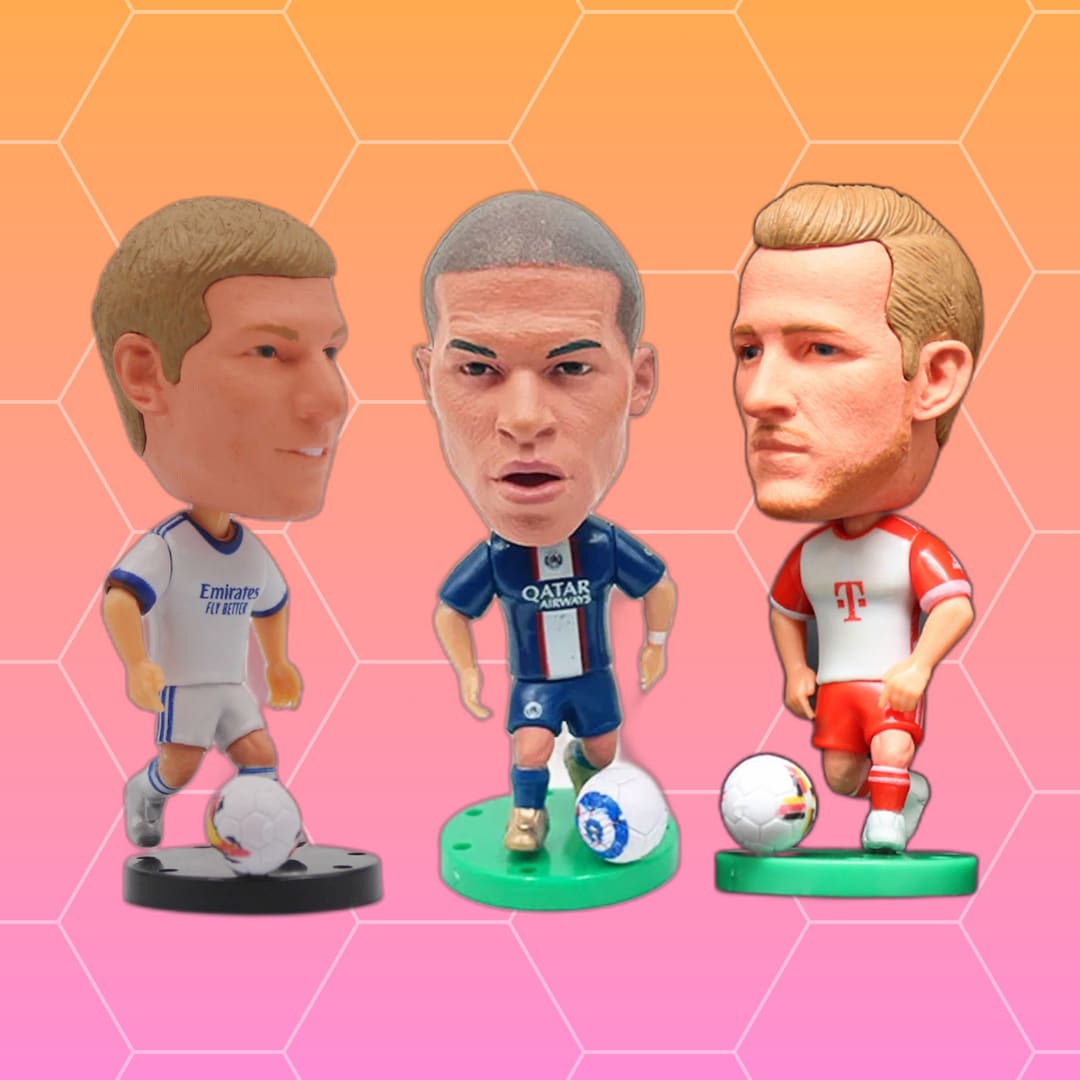 Custom 3D Football Star Mini Figures Mini Football Players Birthday ...