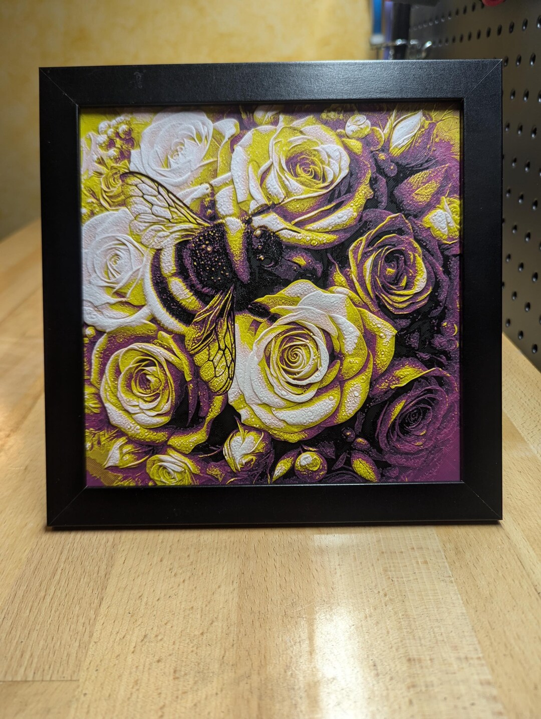 Floral Arrangement Wall/desk Decor, Hueforge - Etsy