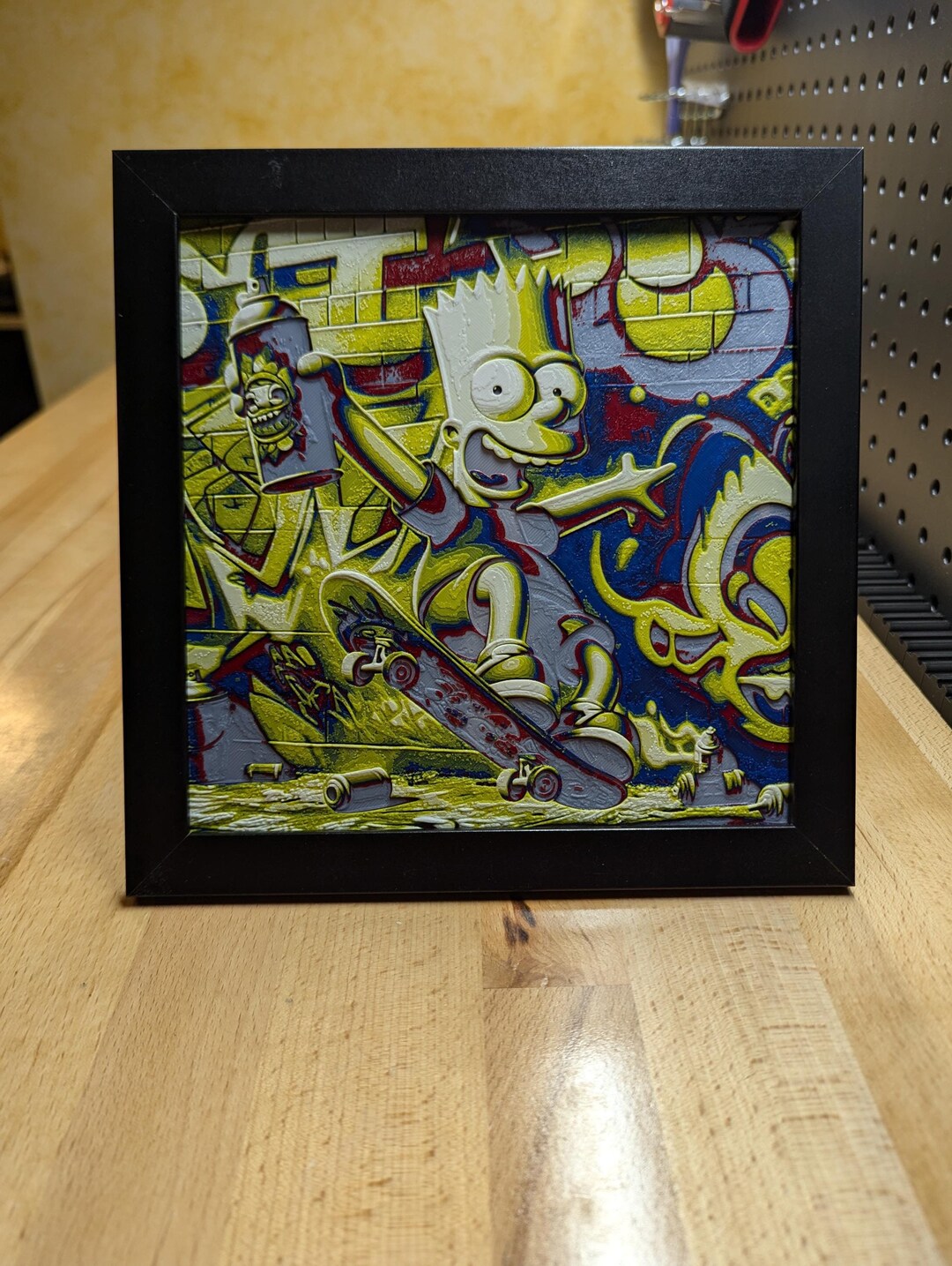Bart Simpson Wall/desk Decor, Hueforge - Etsy UK