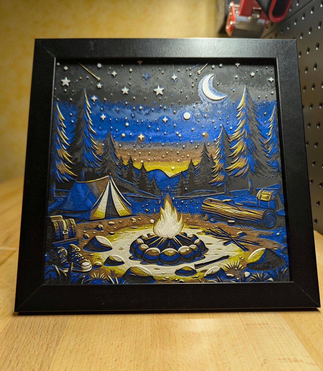 Camping Wall/desk Decor, Hueforge - Etsy