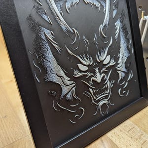 Demon Wall/desk Decor, Hueforge - Etsy