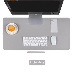 Leather Desk Mat, High Quality Mouse Pad, Custom Size Desk Pad ...