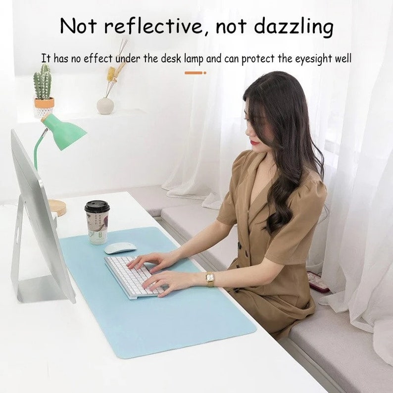 Leather Desk Mat, High Quality Mouse Pad, Custom Size Desk Pad ...