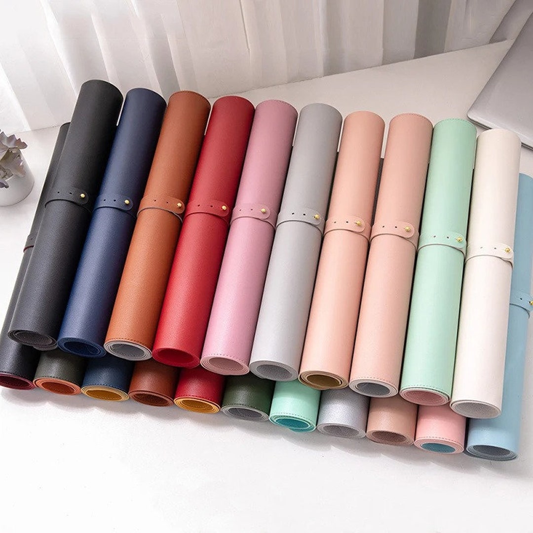 Leather Desk Mat, High Quality Mouse Pad, Custom Size Desk Pad ...