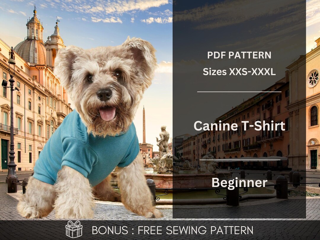 Dog Shirt Sewing Pattern Comfortable Dog Shirt Pattern Easy Dog ...