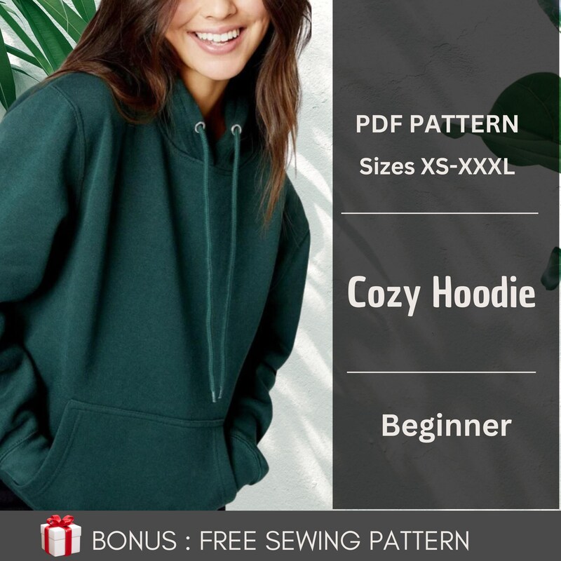 Hoodie Pattern - Etsy