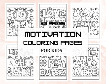 20 Kids Inspiration Coloring Pages, Kids Printables, 20 Inspirational ...